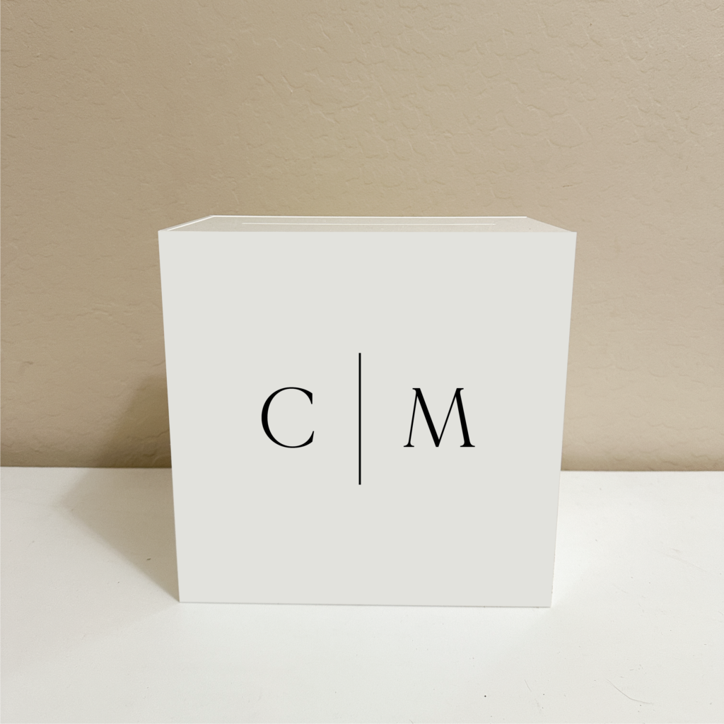 Initials Card Box - Etchings by Emma